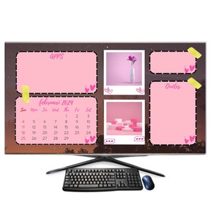 Desktop Wallpaper Template 2024, 2024 Editable Template Desktop ...