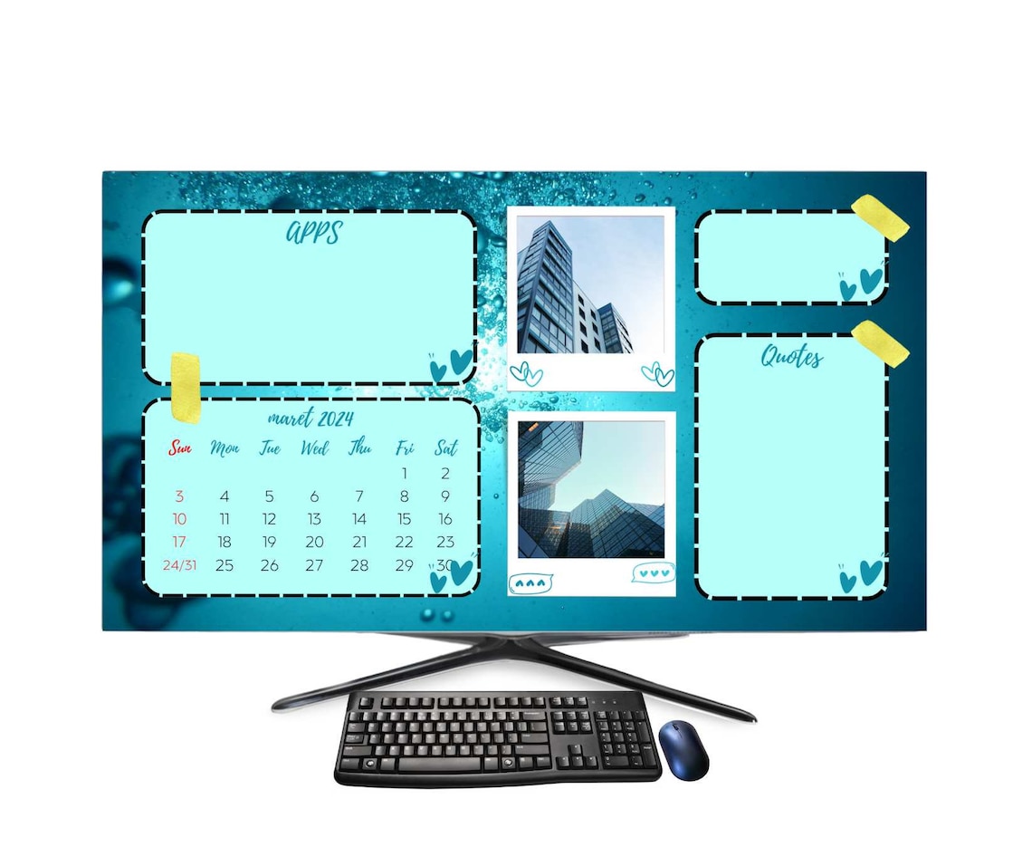 Desktop Wallpaper Template 2024, 2024 Editable Template Desktop ...