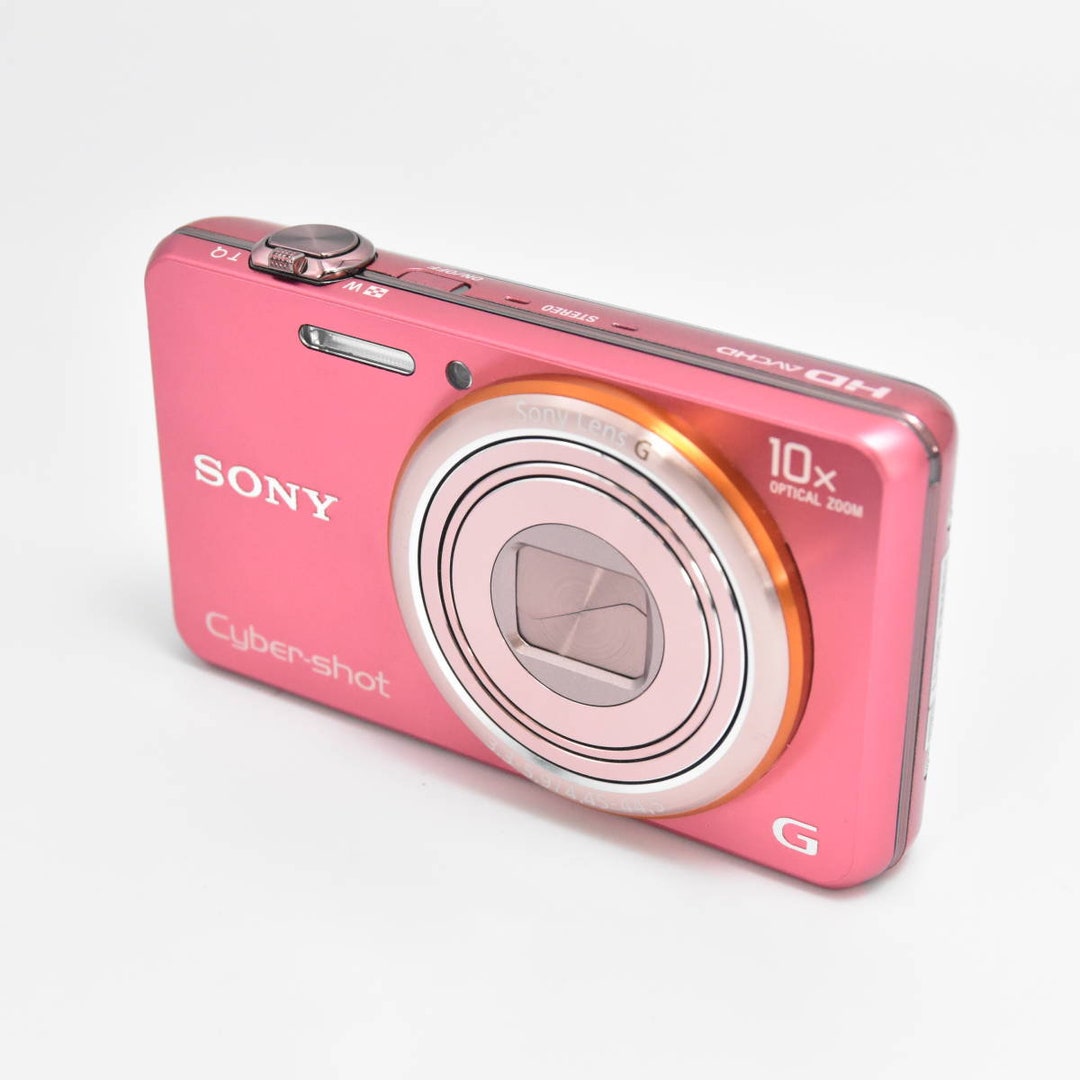 Sony Cybershot DSC-WX100 Digital Camera Pink / Retro Digital - Etsy