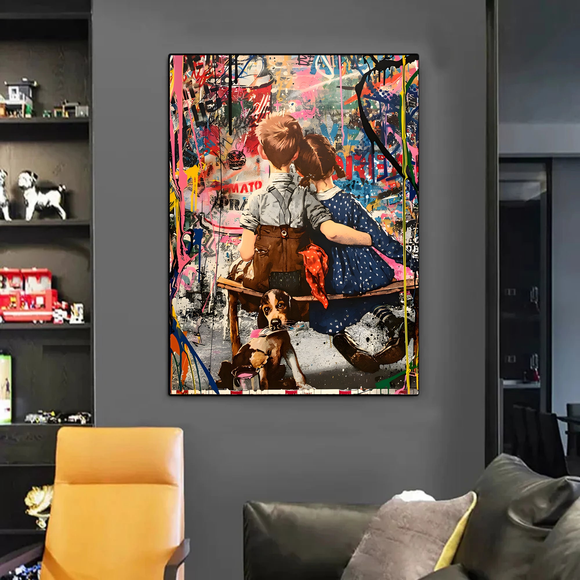 Wall Art Set of 10,graffiti Poster,street Pop Art,framed Print,printed ...