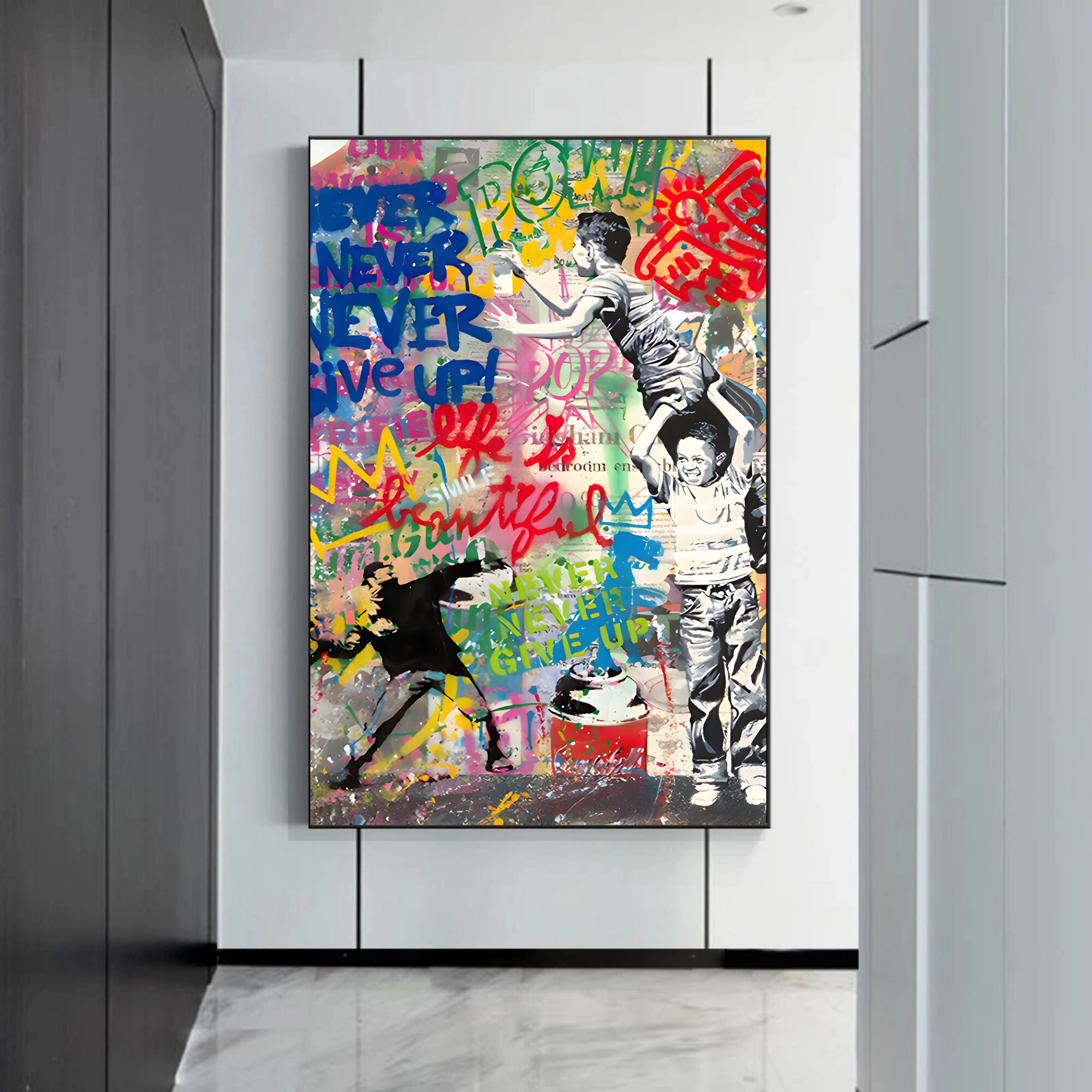 Wall Art Set of 10,graffiti Poster,street Pop Art,framed Print,printed ...