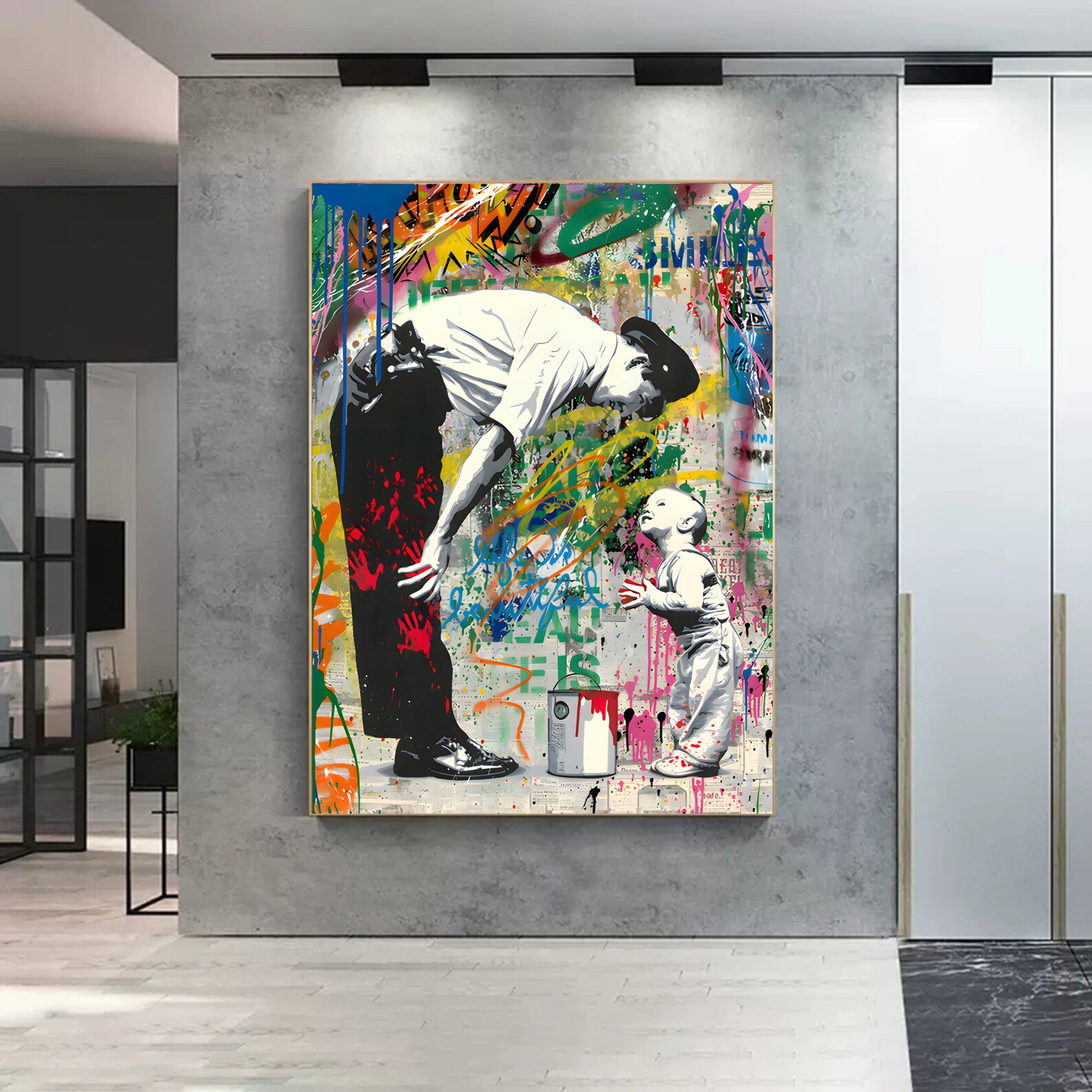 Wall Art Set of 10,graffiti Poster,street Pop Art,framed Print,printed ...