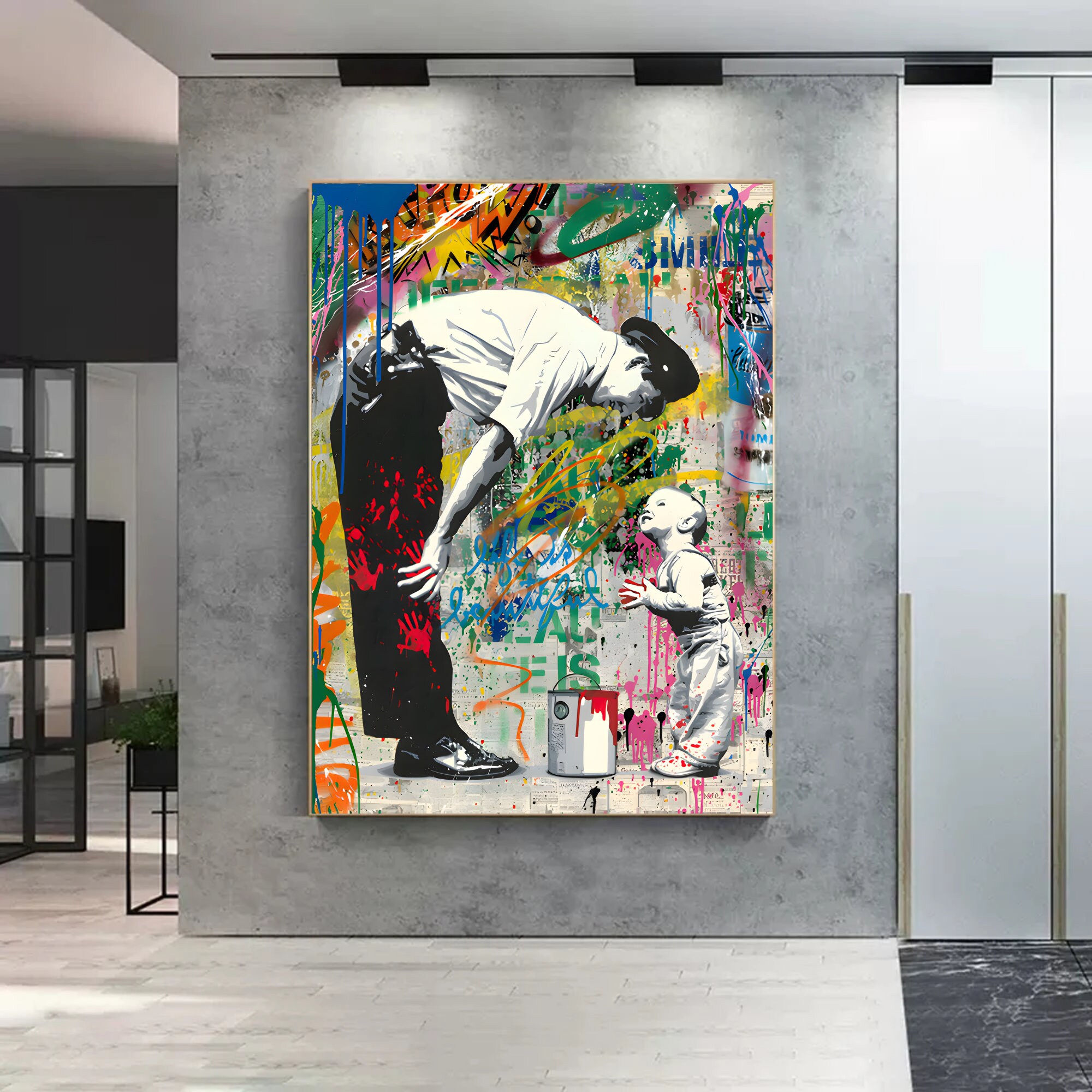 Wall Art Set of 10,graffiti Poster,street Pop Art,framed Print,printed ...
