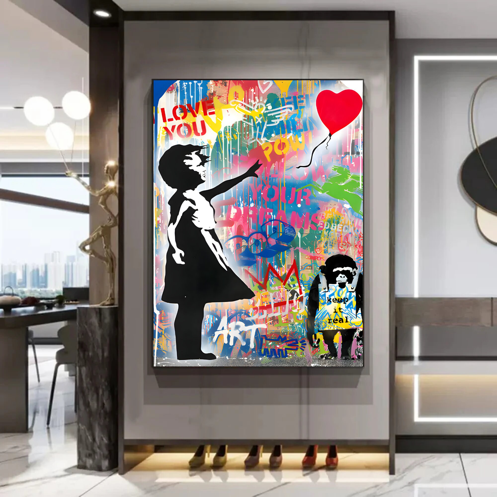 Wall Art Set of 10,graffiti Poster,street Pop Art,framed Print,printed ...