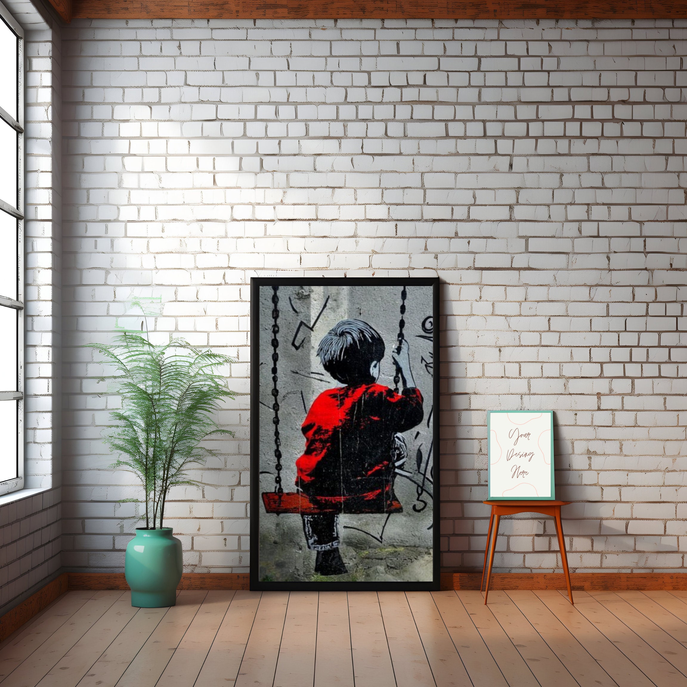 Wall Art Set of 6,graffiti Poster,street Pop Art,framed Print,printed ...