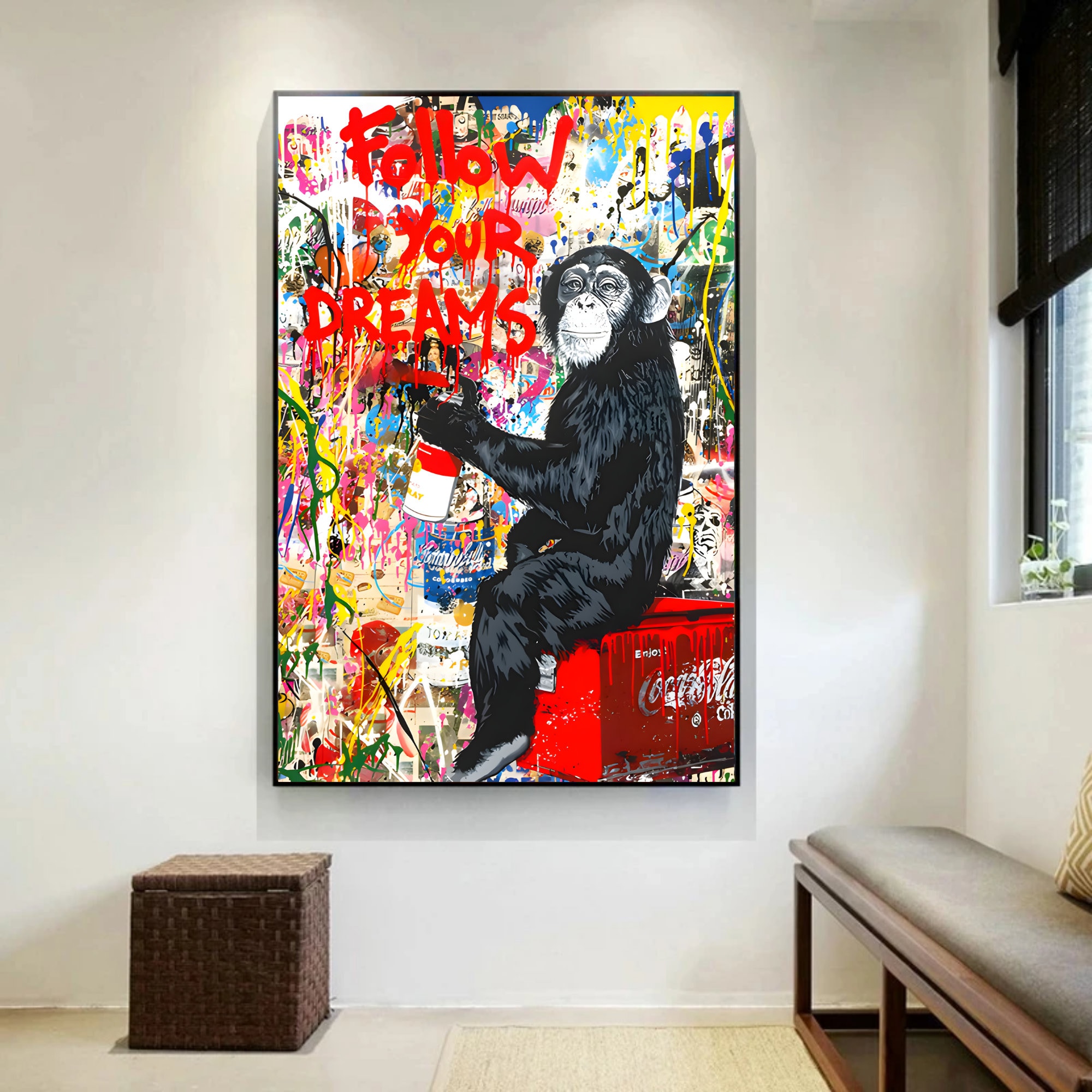 Wall Art Set of 10,graffiti Poster,street Pop Art,framed Print,printed ...