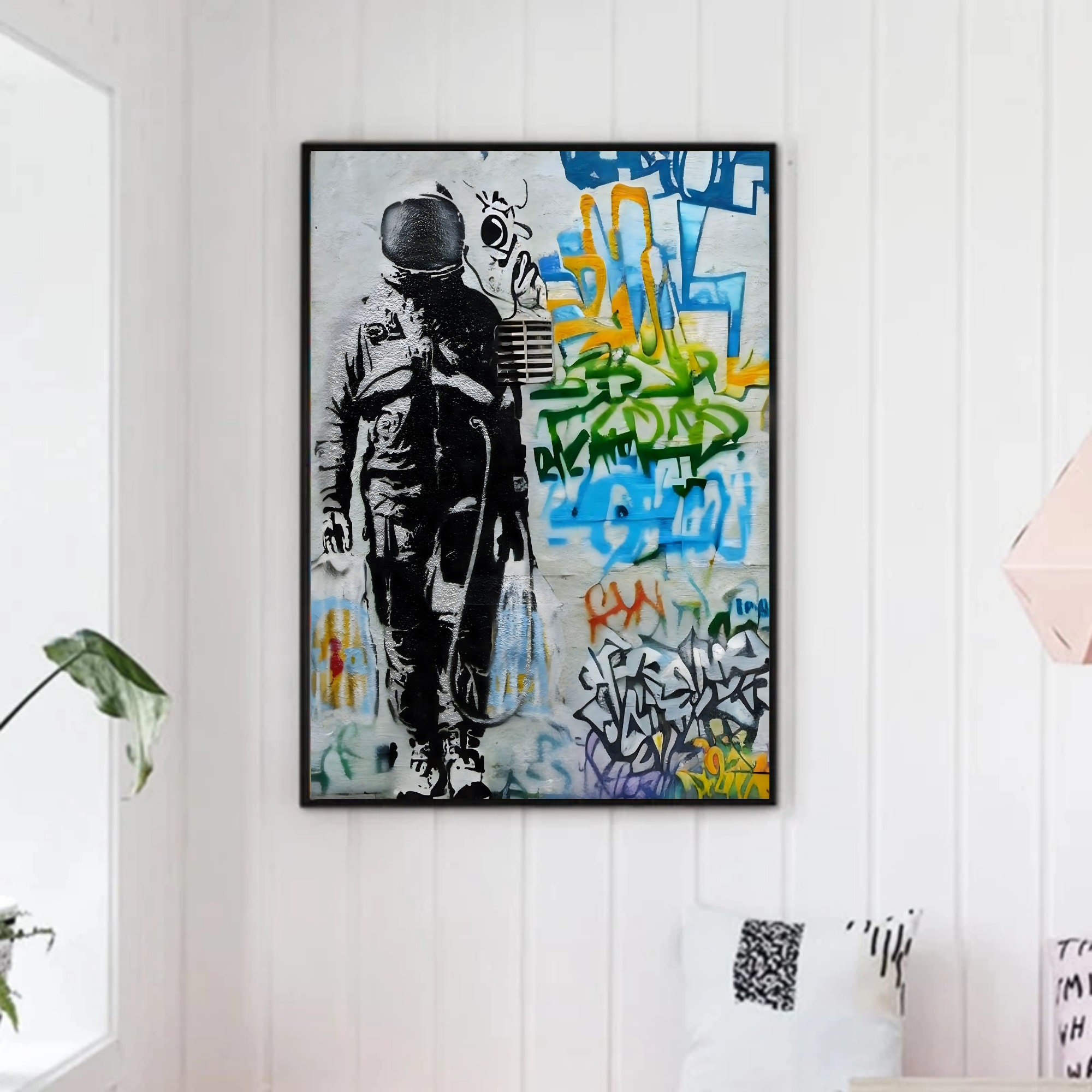 Wall Art Set of 6,graffiti Poster,street Pop Art,framed Print,printed ...