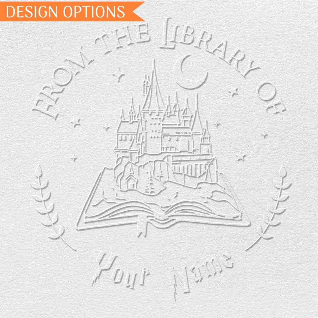 Castle Magic Custom Embosser From the Library of Ex Libris Book Stamp ...