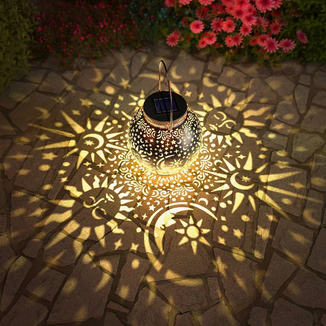 2 Pack Solar Lights Outdoor Garden Decor Hanging Solar Garden - Etsy