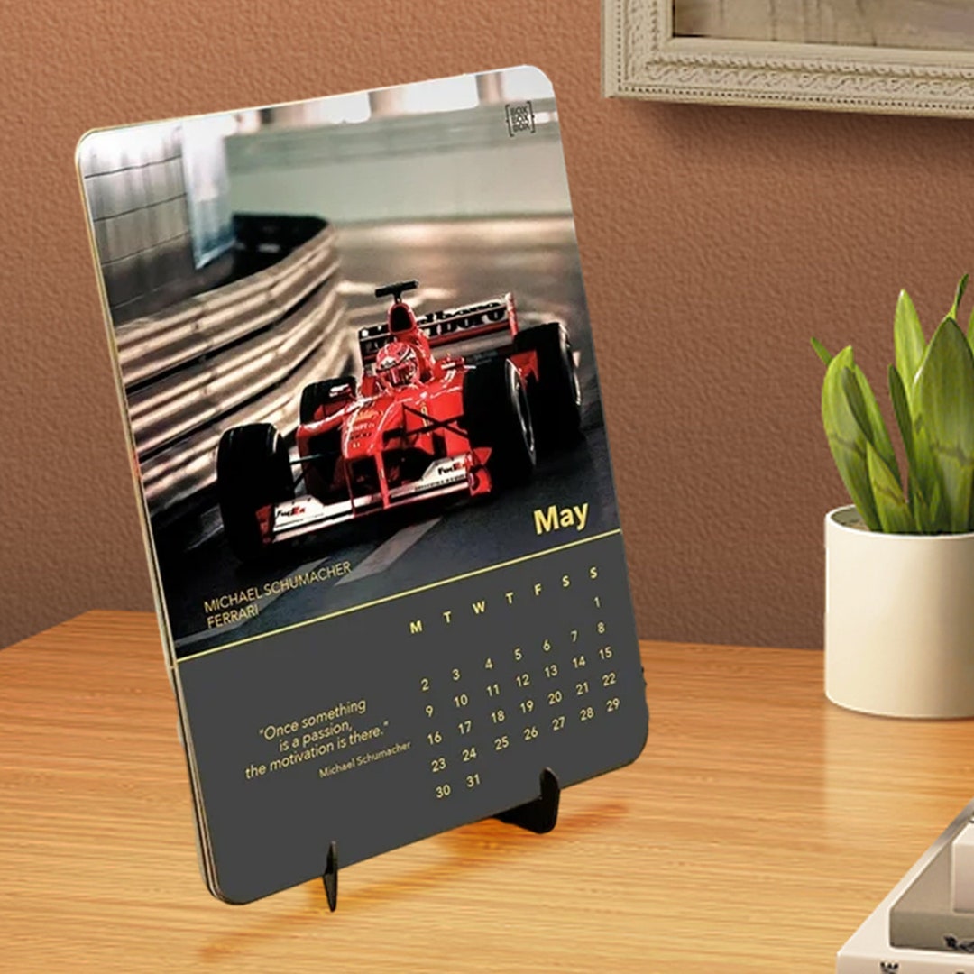 2024 Formula 1 Desk Calendar for F1 Fans 2024 Season F1 - Etsy UK