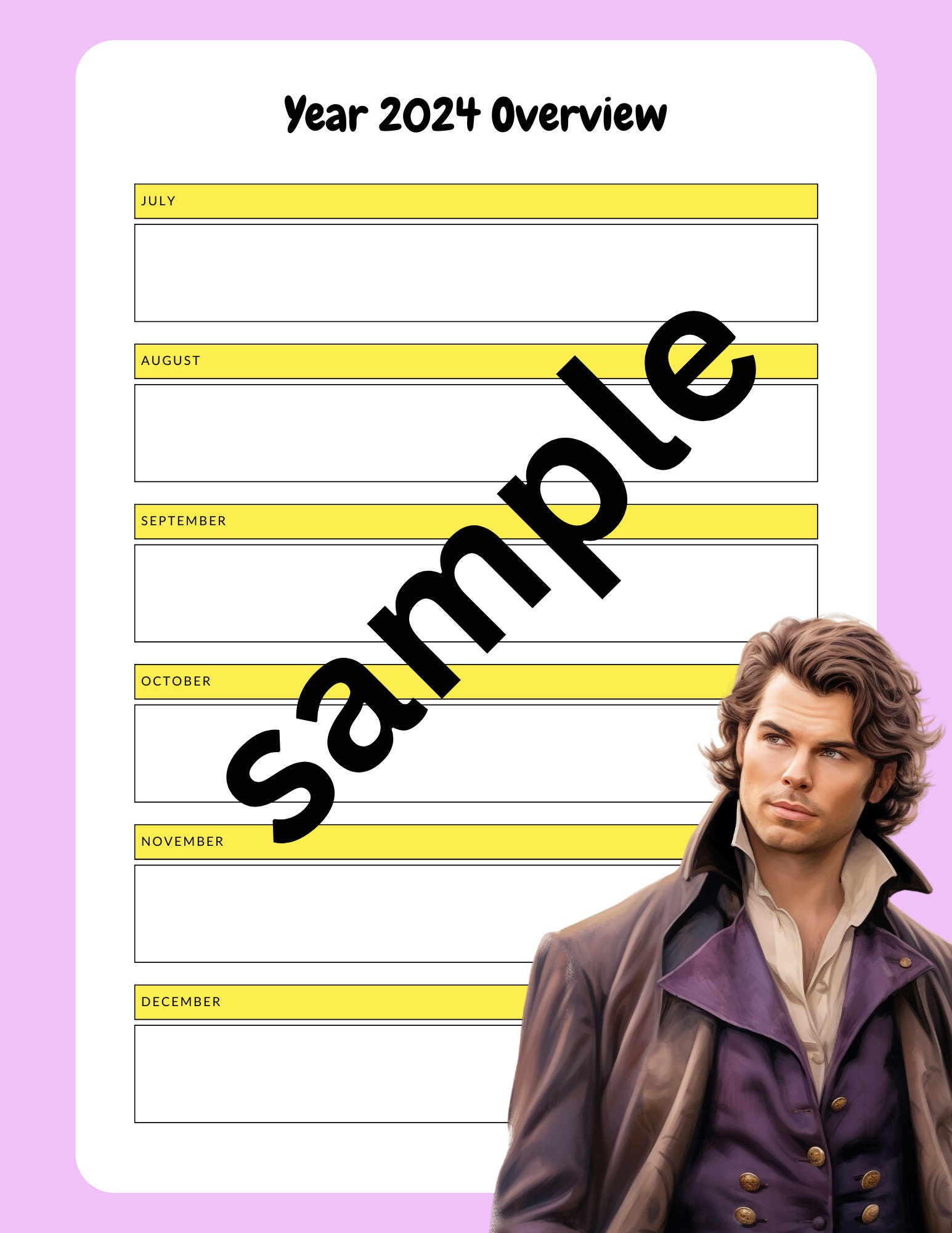 Teacher Planner Bridgerton Themed - Etsy