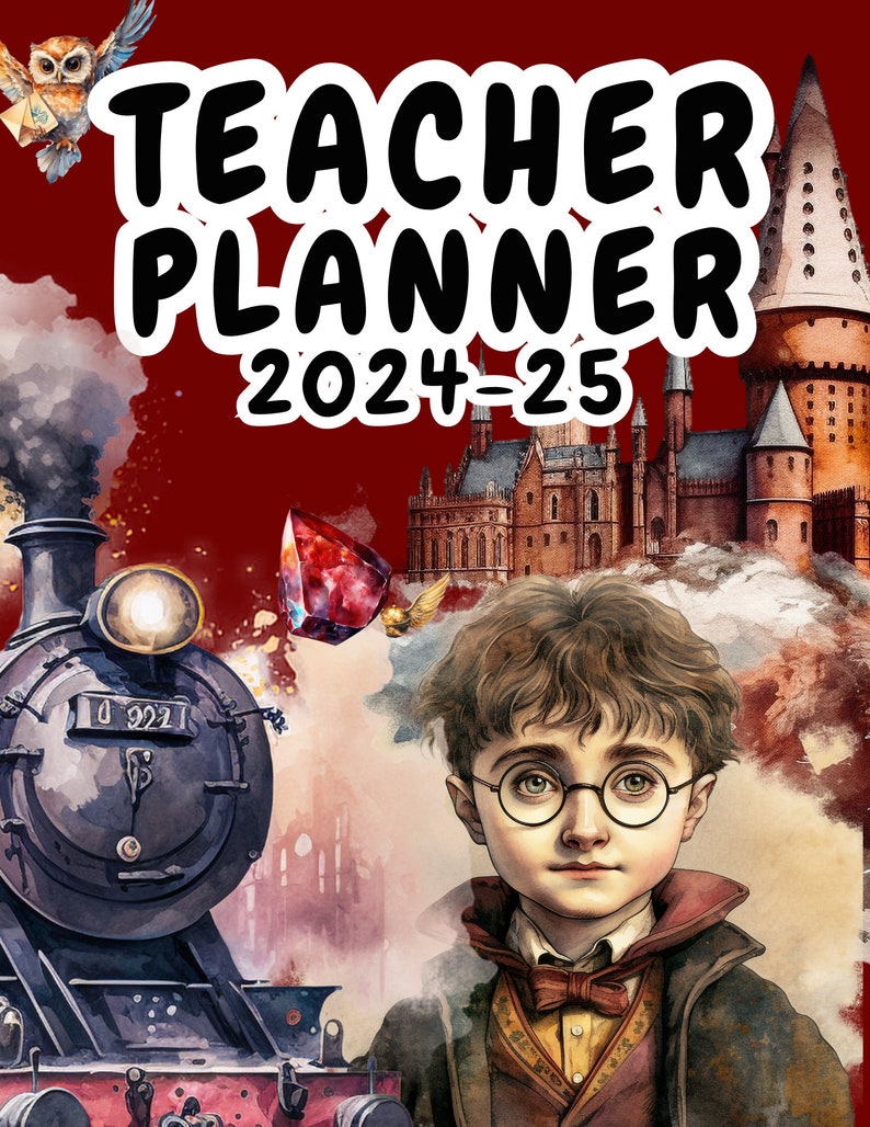 Teacher Planner Instant Download! HP - Etsy
