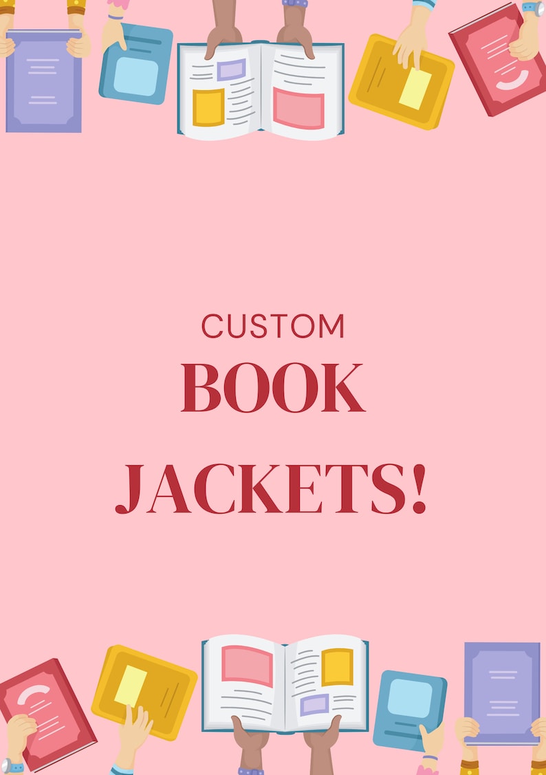 Custom Book Dust Jacket - Etsy
