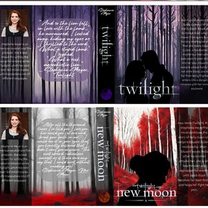 Twilight Series Dust Jackets Digital Download - Etsy