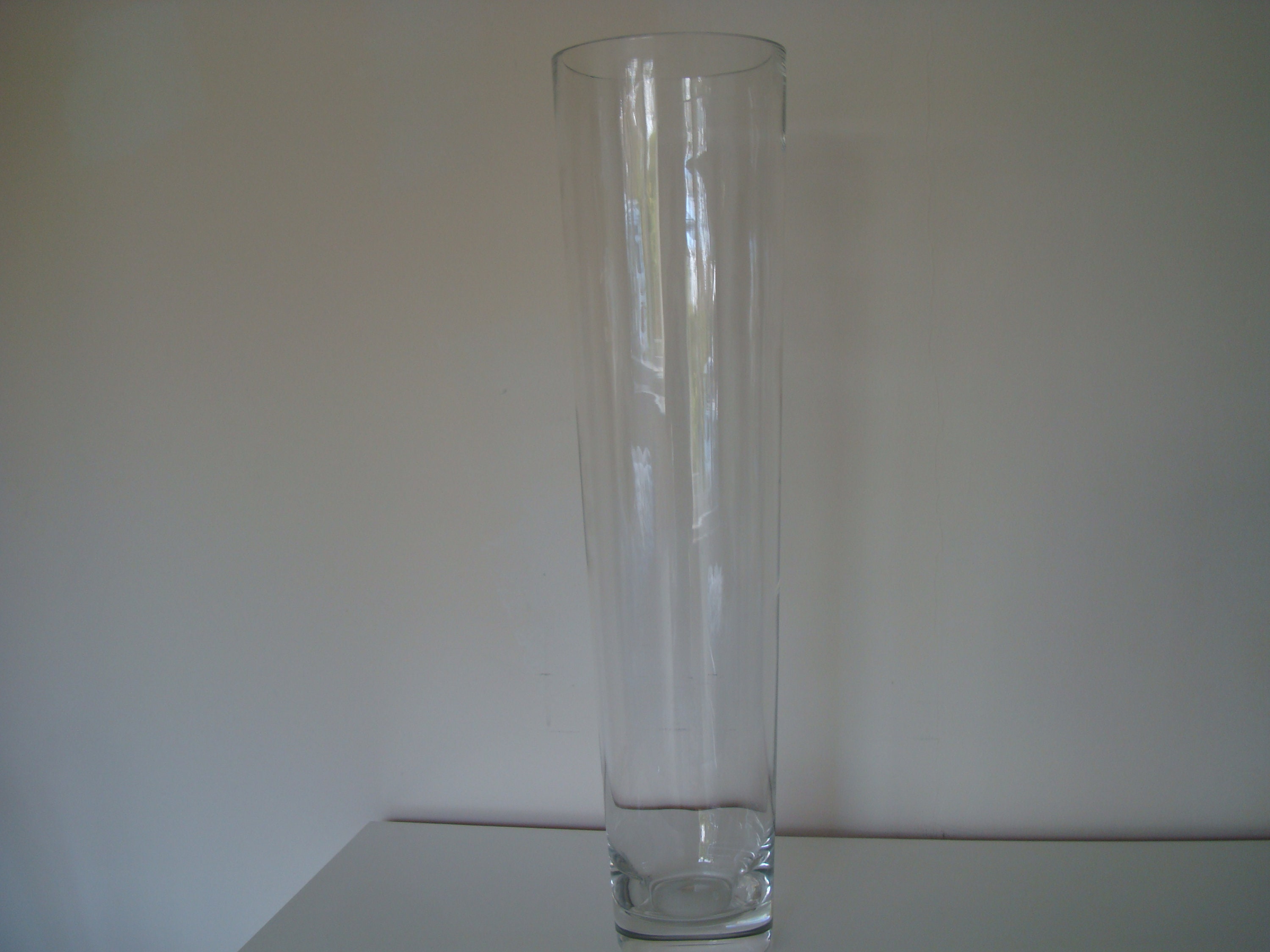 Cylindrical Glass Vase - Etsy