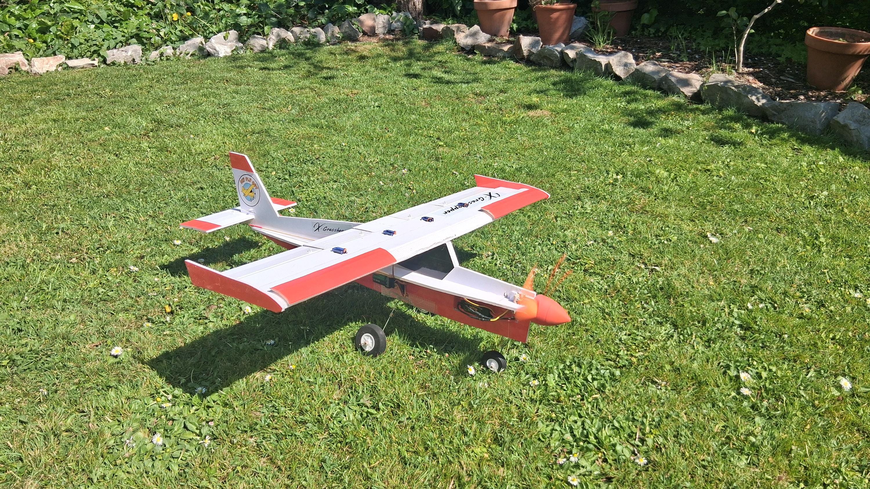DIY RC Airplane "x-grasshopper" Plans - Etsy