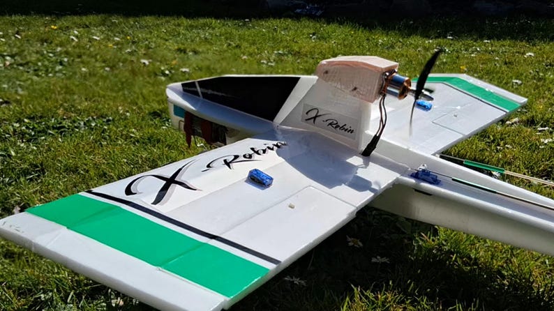 Profile RC Trainer Airplane "x-robin" - Etsy