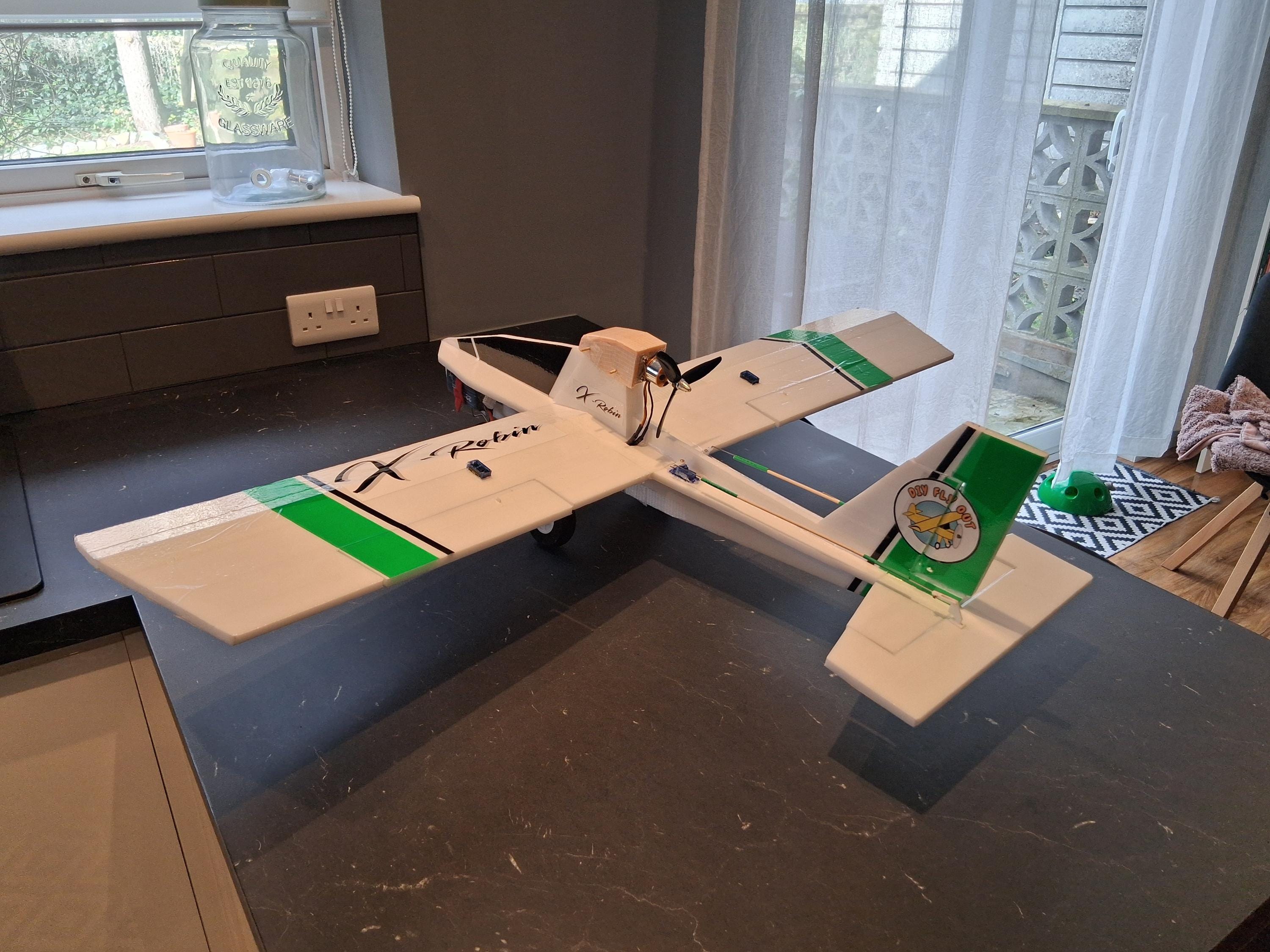 Profile RC Trainer Airplane "x-robin" - Etsy