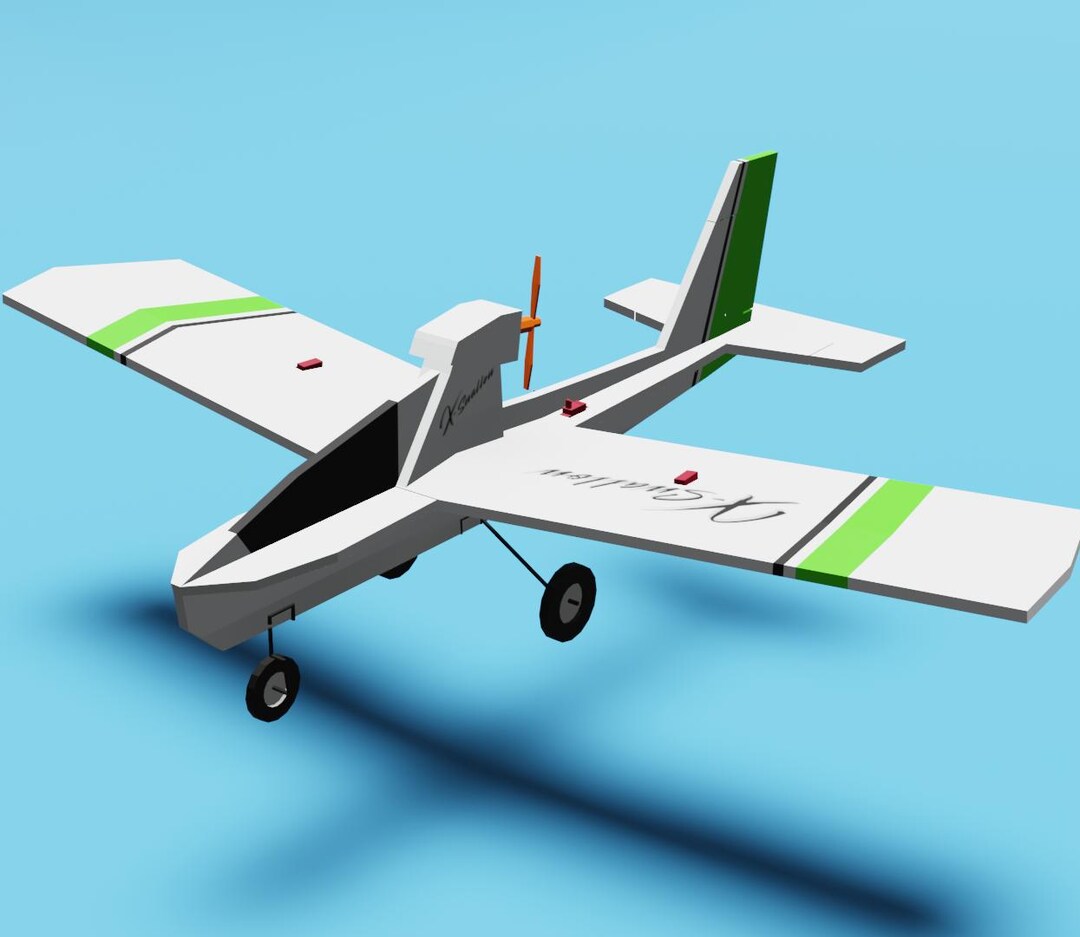 Profile RC Trainer Airplane "x-robin" - Etsy
