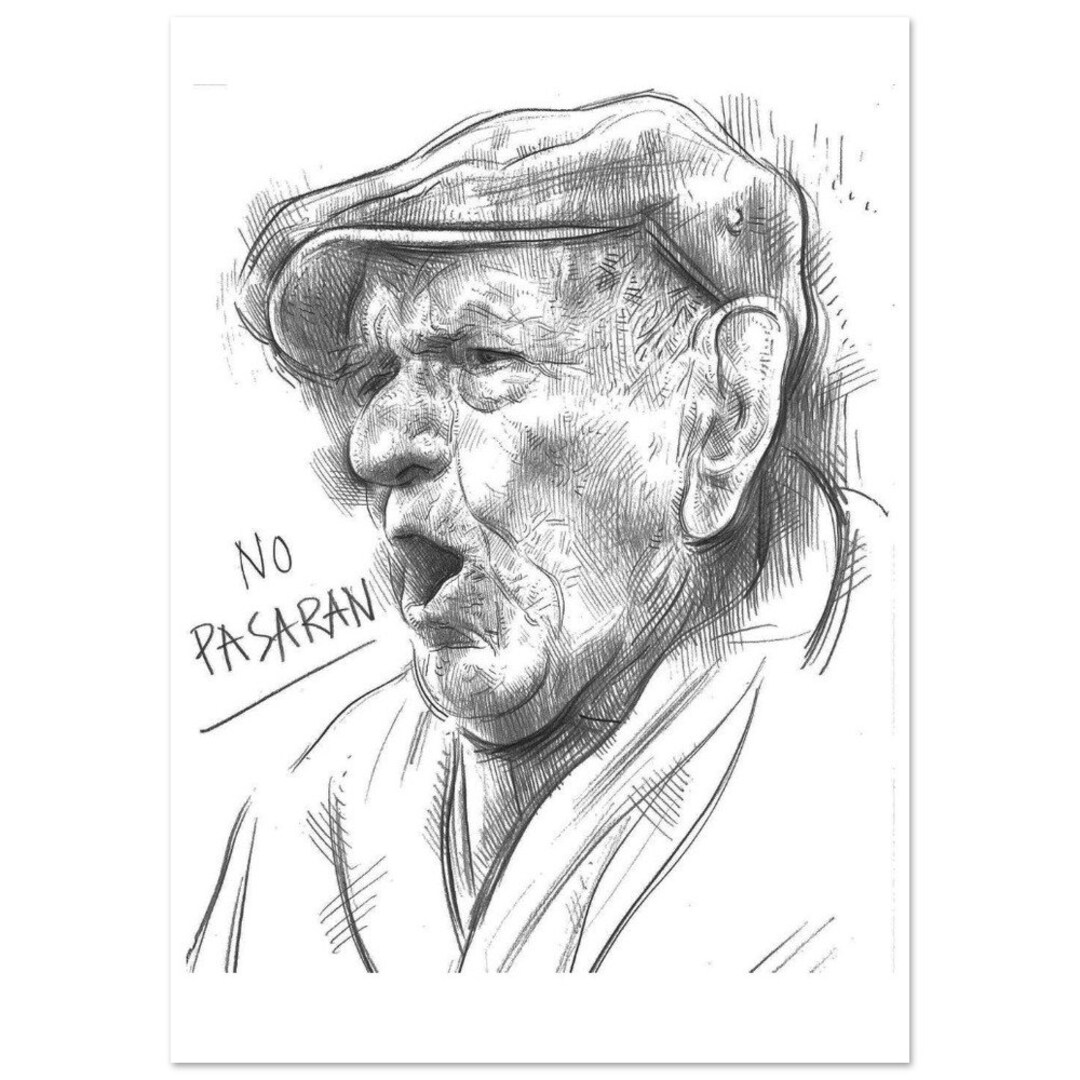 No Pasaran: A4 Premium Matte Paper Poster - Etsy