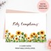 Feliz Cumpleaños Printable Card, Digital Download, Spanish Birthday ...