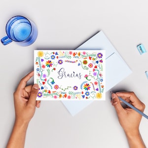 Gracias Elegant Printable Card, Digital Download, Spanish Thank You ...