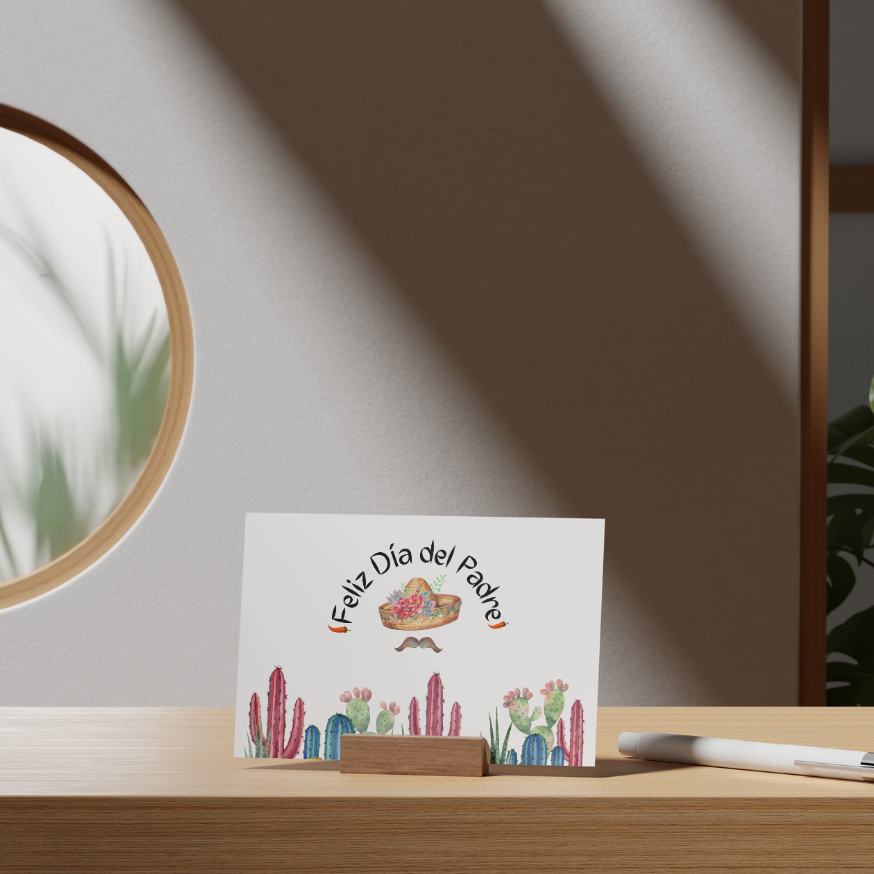 Feliz Día Del Padre Printable Card, DIGITAL DOWNLOAD, Cute Watercolor ...