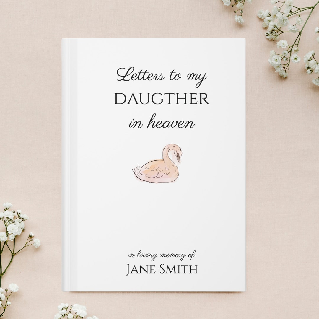 Letters to My Daughter in Heaven Personalized Notebook, Custom Daughter ...