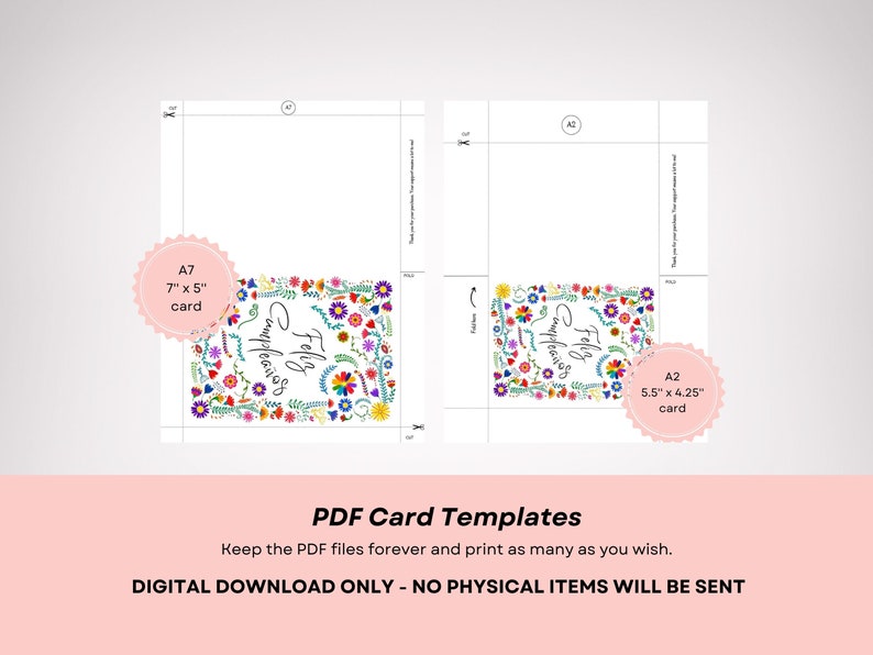 Feliz Cumpleaños Printable Card, Spanish Birthday Card for Friends ...