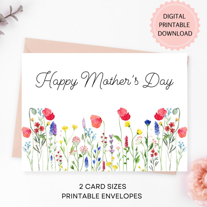 Mothers Day Postcard - Etsy