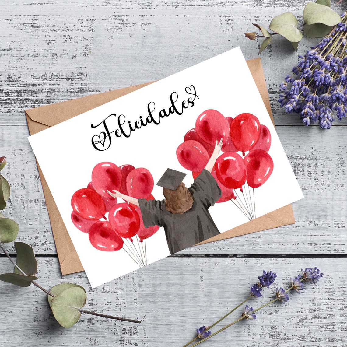 Felicidades Graduation Card, Girl Graduation Card, Spanish Card for ...