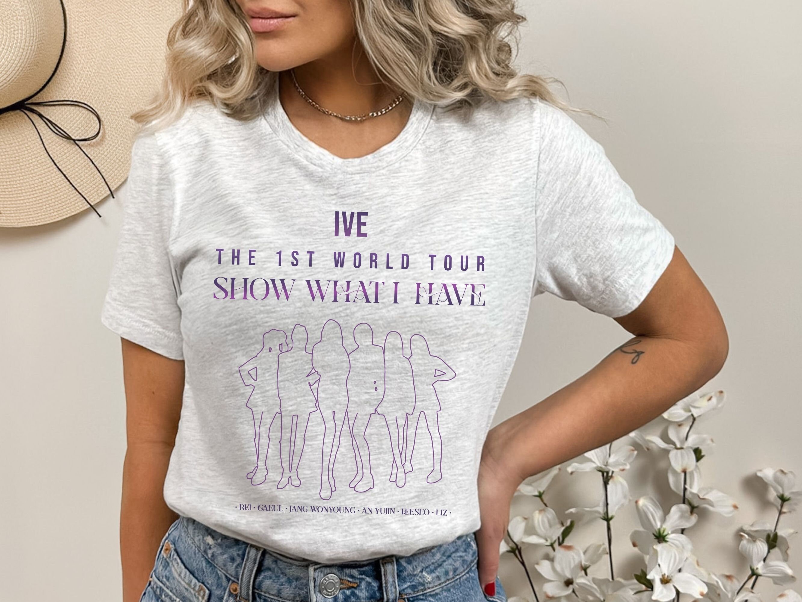 Personalised IVE the 1st World Tour Show What I Have Tour Date Shirt ...