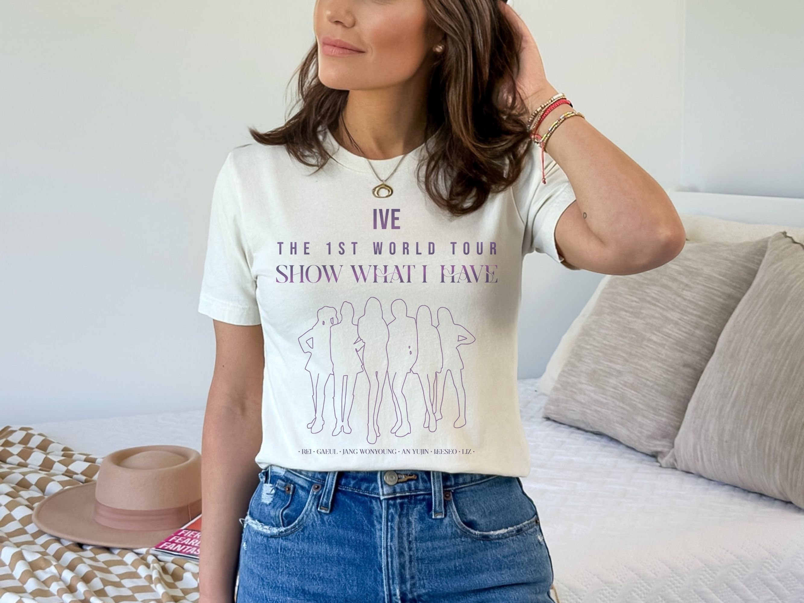 Personalised IVE the 1st World Tour Show What I Have Tour Date Shirt ...