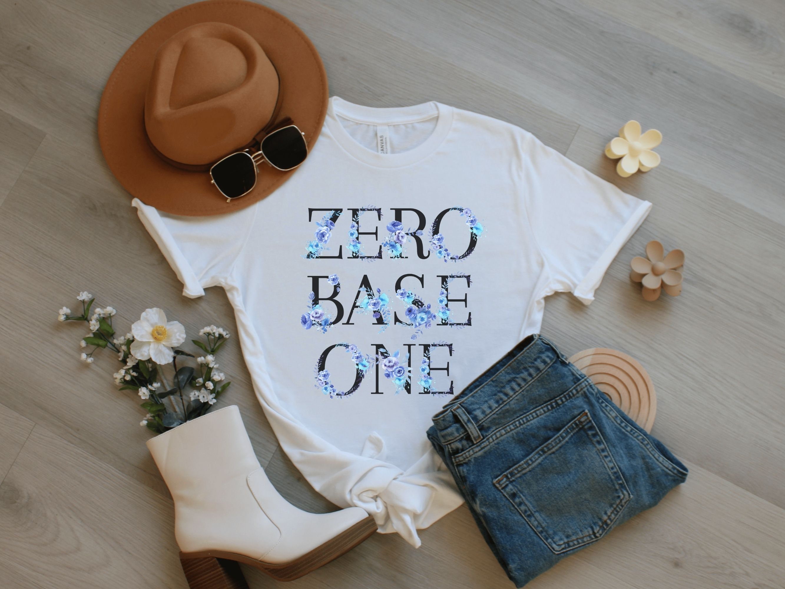 ZEROBASEONE Inspired T-shirt ZB1 Tshirt, ZB1 Merch for Zerose, Blue ...