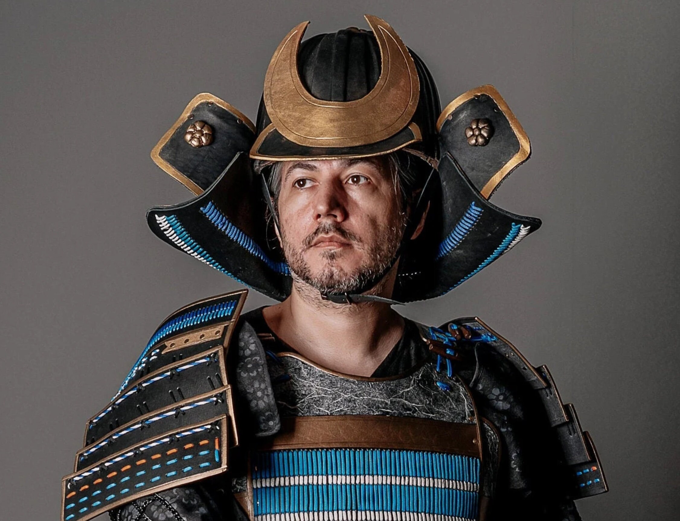 Samurai Battle Helmet Medieval Japanese Knight Sca and Larp Leather ...