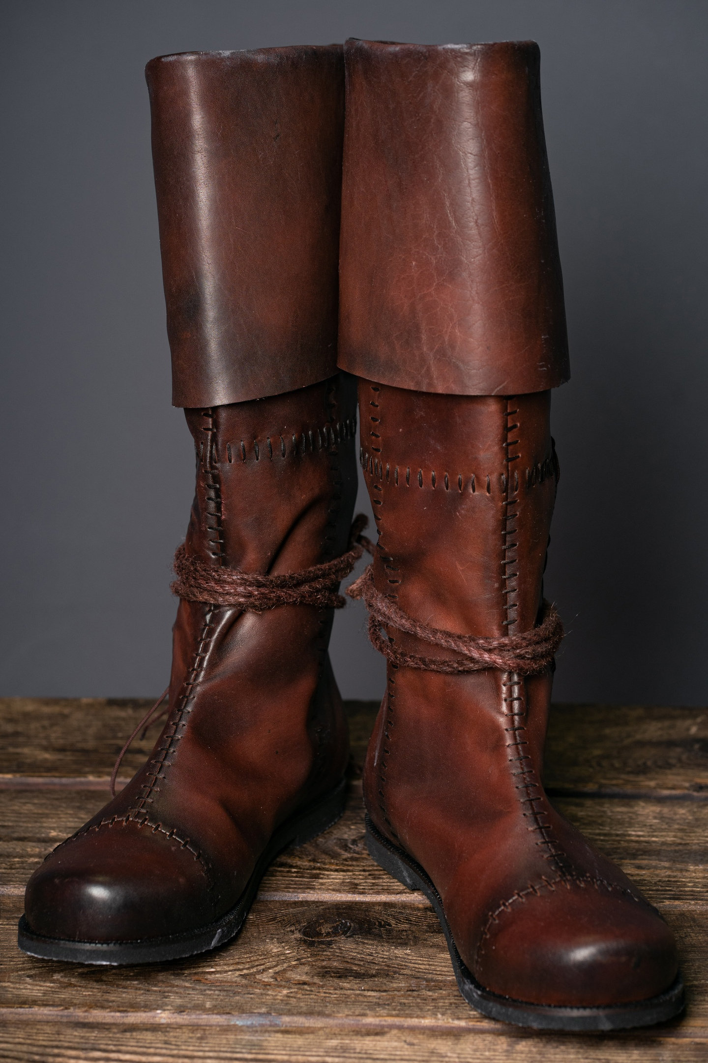 Medieval Gothic Leather Boots: Perfect for LARP & Reenactment Faire ...