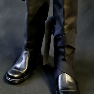 Leather Boots of Ragnar: Handcrafted Viking-inspired Footwear - Etsy