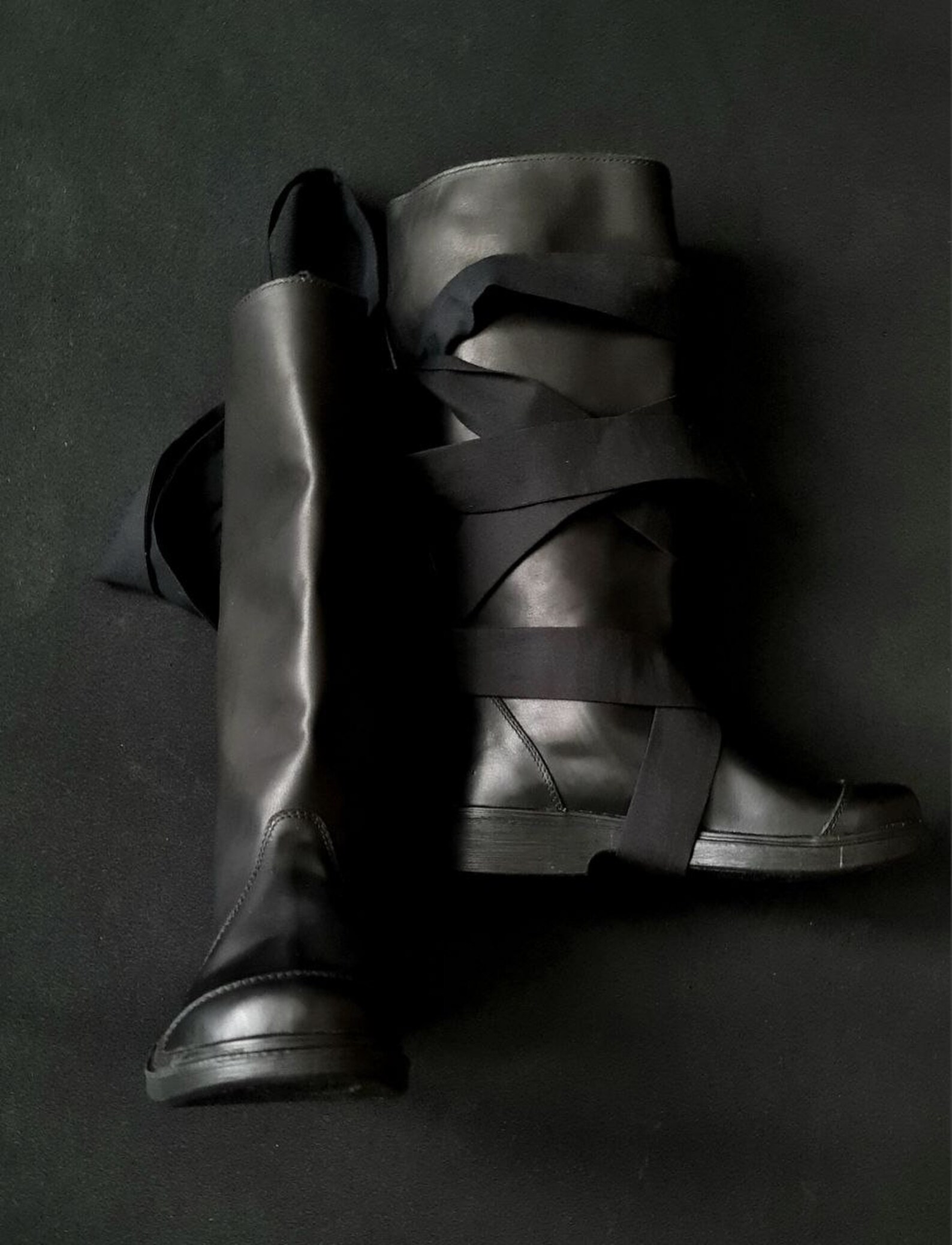 Leather Boots of Ragnar: Handcrafted Viking-inspired Footwear - Etsy