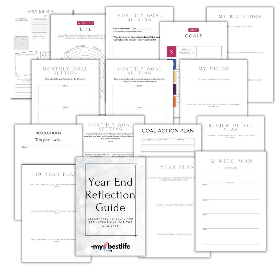 Purposeful Planning & Reflection Bundle: Your A5 Guide to End-of-year ...