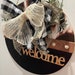 Handpainted Cowprint Welcome Sign - Etsy