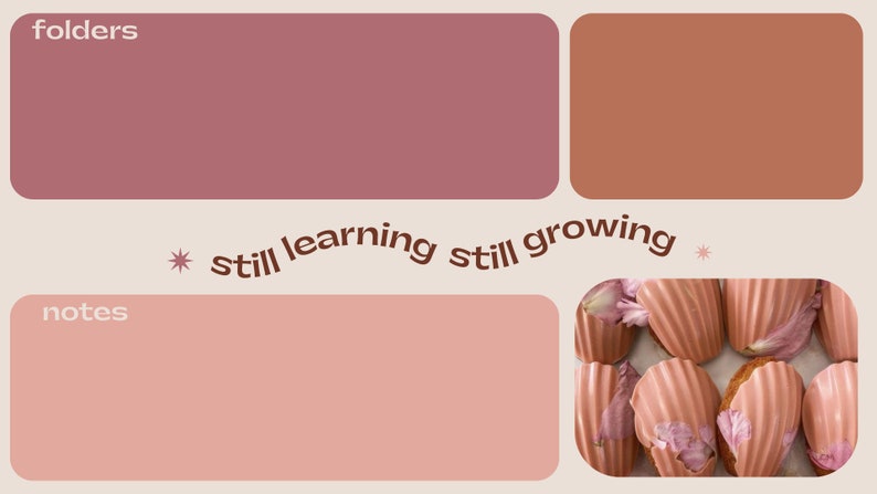 Still Learning , Still Growing Laptop Desktop Wallpaper (personalised ...