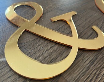 Custom Gold Letters, Alphabet Letter Wedding Sign Decor, Custom Acrylic ...