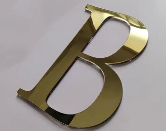 Custom Gold Letters, Alphabet Letter Wedding Sign Decor, Custom Acrylic ...