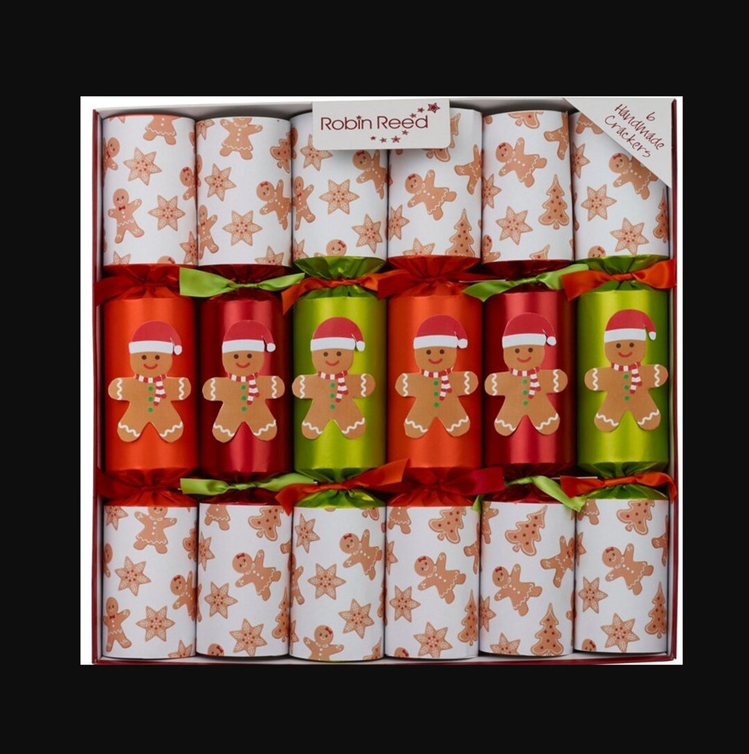 13 Robin Reed Racing Gingerbread Men Crackers 6 Pack - Etsy