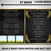 8.5x11 OBITUARY PROGRAM, Golden Frame Funeral Template, Canva Editable ...