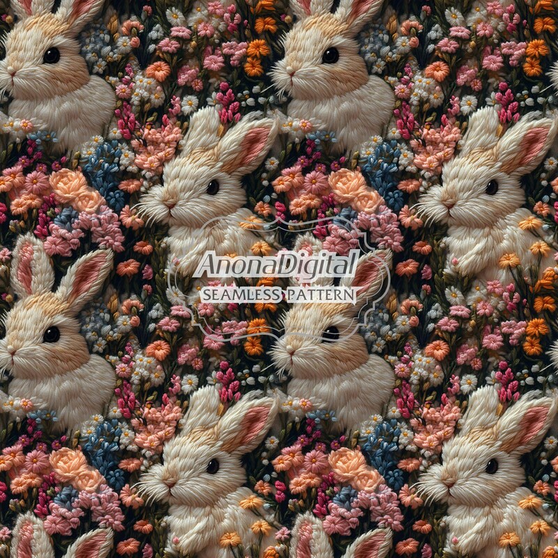 Faux Embroidery Seamless - Etsy