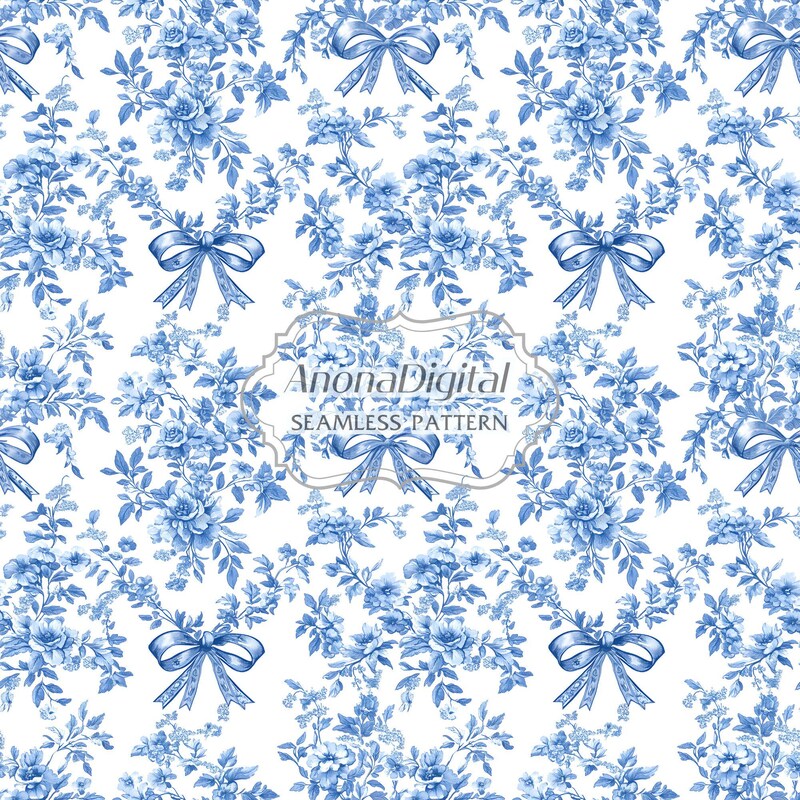 Floral Digital Paper - Etsy