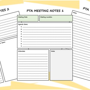 PTA Leadership Planner Printable - Etsy