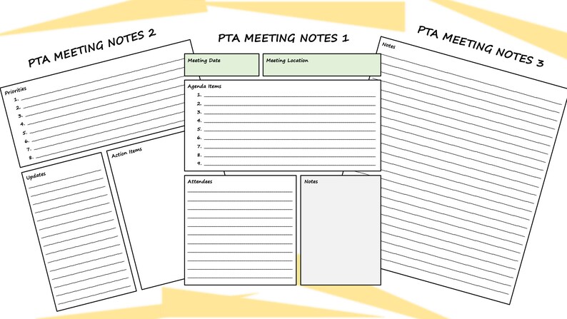 PTA Leadership Planner Printable - Etsy
