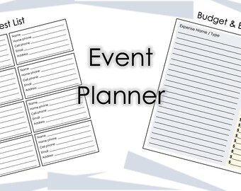 Digital Event Planner - Etsy